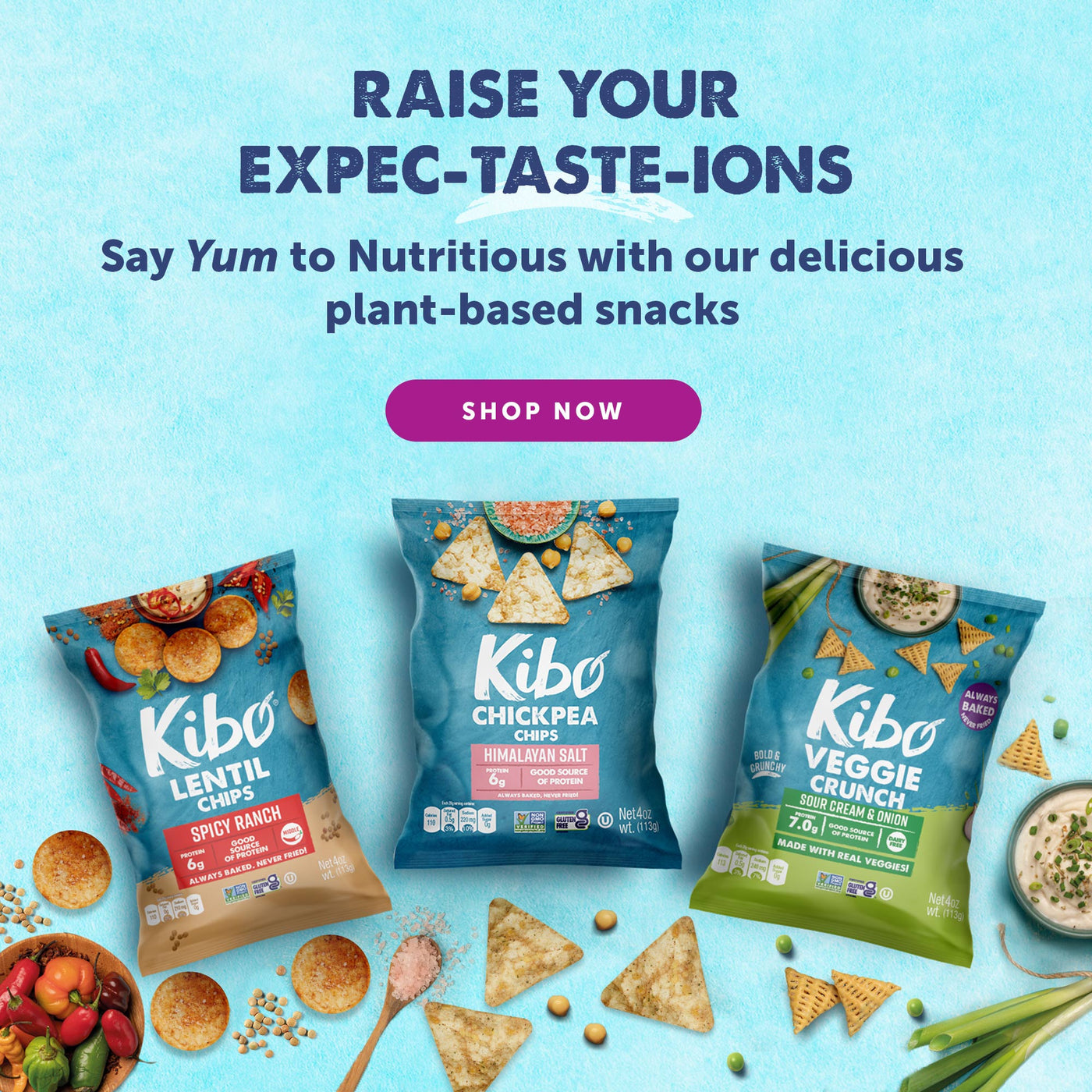 Nutritious Plant-Based Chips | High Protein Snacks